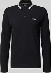 HUGO BOSS Regular Fit Poloshirt aus reiner Baumwolle Modell PLISY