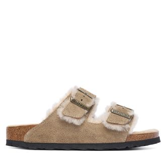 Birkenstock Pantoletten Birkenstock Arizona Shearling 1028293 Beige