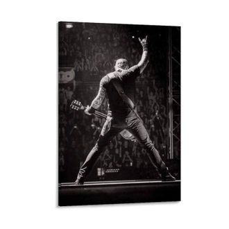 Generic James Hetfield Metallica Live Dekorative Malerei Leinwand Wandkunst Wohnzimmer Poster Schlafzimmer Malerei,Wandkunst Bilddruck Moderne Familienzimmer 