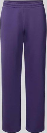 Review Straight Fit Sweatpants aus Baumwoll-Mix mit Label-Detail