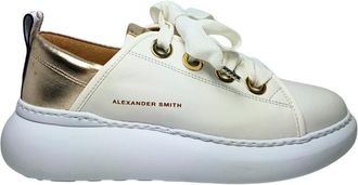 Alexander Smith Femme, Chaussures, Blanc, Taille: 41 EU Pelle Baskets