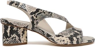 Vic Mati&eacute; Femme, Chaussures, Multicolore, Taille: 40 EU Sandales Slingback en Cuir Effet Python