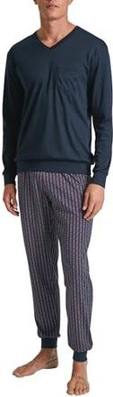 CALIDA Relax Streamline Ensemble de Pijama, Dark Sapphire, 58-60 Hommes