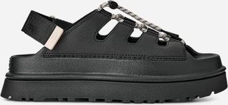 UGG GoldenGlow Toggle Sandale f&uuml;r Damen in Black, Gr&ouml;&szlig;e