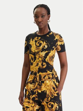 Versace Jeans Couture T-Shirt 80HAH608 JS553 Schwarz Regular Fit