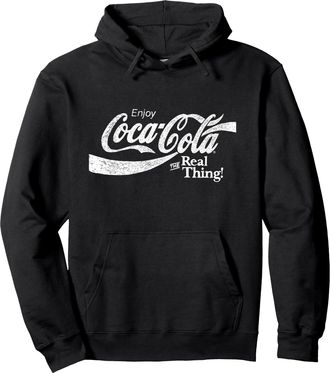 Coca Cola Ware Coca Cola The Real Thing Wei&szlig;er Text Pullover Hoodie