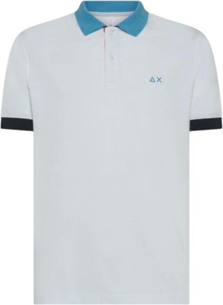 Sun 68 Homme, Tops, Blanc, Taille: M T-shirts et polos blancs Polo