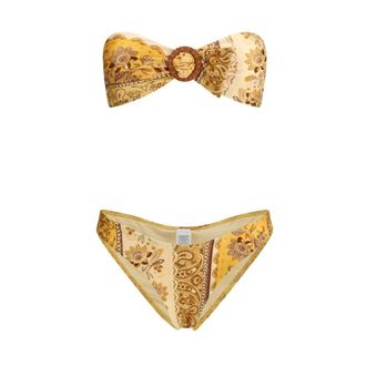 Zimmermann Lucky Bamboo Bandana Badeanzug - - Swimwear - Damen - Mehrfarbig - M