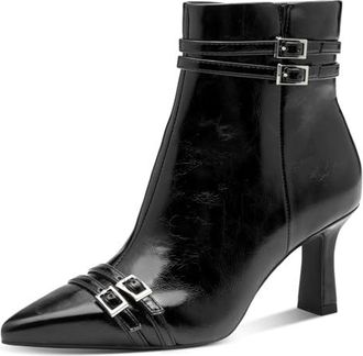Tamaris Femme Damen Boot Heel 1-25356-45 Bottine, Noir, 38 EU