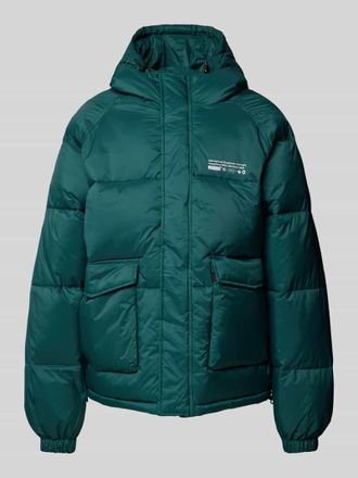 Woodbird Steppjacke mit Label-Print Modell ZUMO