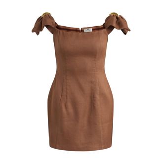 Elisabetta Franchi Femme, Robes, Brun, Taille: 40 FR Combinaisons