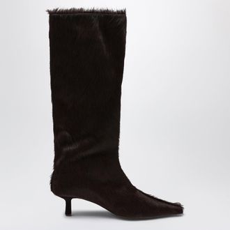 Senso Braune Telkai Stiefel aus Kalbshaar