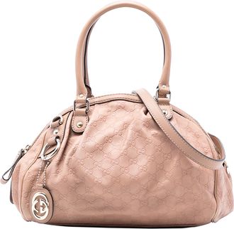 Gucci Blush Guccissima Sukey Satchel