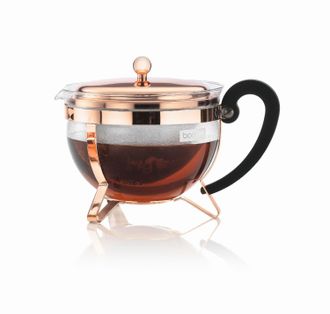 Bodum CHAMBORD Teebereiter (Edelstahlfilter, Edelstahldeckel, 1,3 liters) Kupfer, Rich Copper
