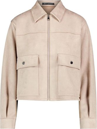 Betty Barclay Velours-Leichtjacke - - Jackets - Damen - Beige - 2XL