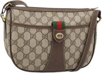 Gucci Sac bandouli&egrave;re vintage doccasion - Femme - Pre-owned - Beige - Taille: ONE Size