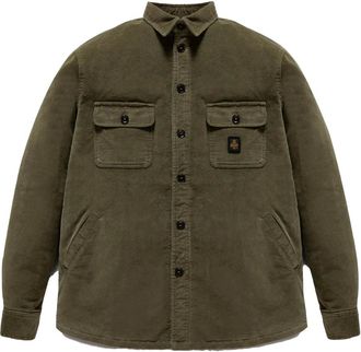 RefrigiWear Homme, Chemises, Vert, Taille: L Jungle Overshirt