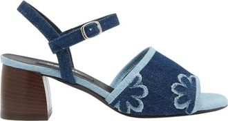 Carel Femme, Chaussures, Bleu, Taille: 40 EU Sandales Plates