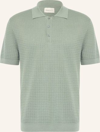 GANT Strick-Poloshirt gruen