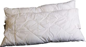 F.A.N. Kopfkissen mit 3M Thinsulate für kompfortablen Schlaf, Mikrofaser Qualität, Waschbar bis 60°C, Reißverschluss, 40x80cm, 2er Pack