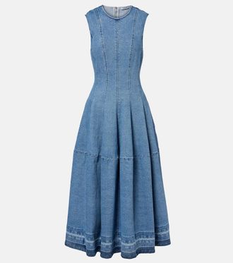 SIMKHAI Maxikleid Bowen aus Denim