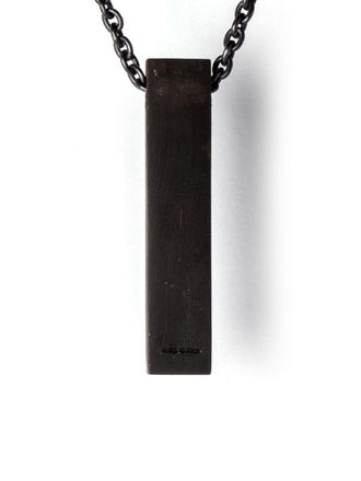 Parts Of Four collier &agrave; pendentif Amulet Cuboid - Noir