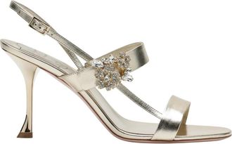 Roger Vivier Femme, Chaussures, Jaune, Taille: 36 EU Mini Bouquet Sandal 85mm