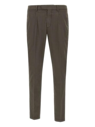 Devore Incipit pantalon &agrave; taille ceintur&eacute;e - Marron