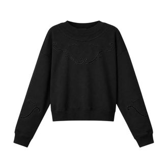 Isabel Marant Vella Sweatshirt - - Sweatshirts & Hoodies - Damen - Schwarzk - XS