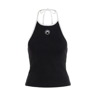 Marine Serre Damen, Oberteile, Schwarzk, MGr&ouml;&szlig;e