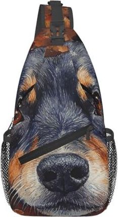 Generic Doghead Sac &agrave; dos &agrave; bandouli&egrave;re en forme de feuille d&eacute;rable pour homme Sac &agrave; dos de randonn&eacute;e pour homme