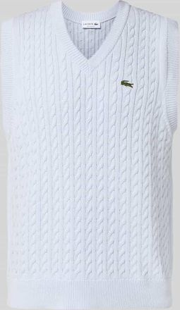 Lacoste Regular Fit Pullunder aus Baumwoll-Mix
