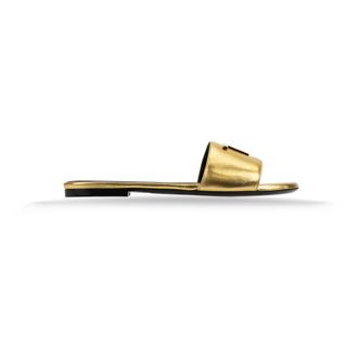 Tom Ford Damen Slip-On Ledersandalen - - Shoes - Damen - Gelb - 37 EU