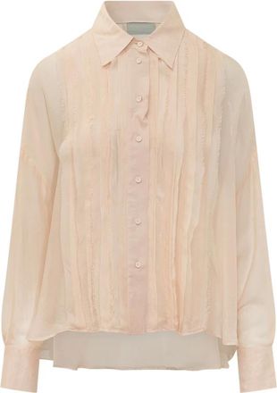 Momoni Femme, Blouses et Chemises, Rose, Taille: 42 FR Lucia Shirt