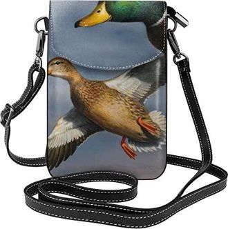 IUBBKI Porte-monnaie pour téléphone portable animaux sauvages - Petit portefeuille en cuir à bandoulière pour femmes Sac à bandoulière pour carte de transpor