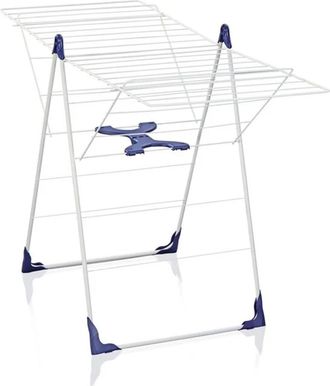 Leifheit Standtrockner Classic 200 Flex, individuell Einstellbarer W&auml;schetrockner mit 20m W&auml;scheleine f&uuml;r 2 Waschmaschinenladungen, W&auml;schest&auml;nder f&uuml;r drinnen u