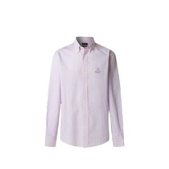Fa&ccedil;onnable Chemise &agrave; rayures en coton