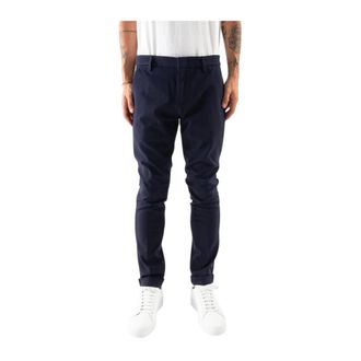 Dondup Technische Chinos mit Seitentaschen aus Funktionsgewebe - - Trousers - Herren - Blau - W30