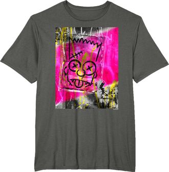 The Simpsons Damen & Unisex-Erwachsene T-Shirt Bart Simpson El Barto Graffiti Schwarz S