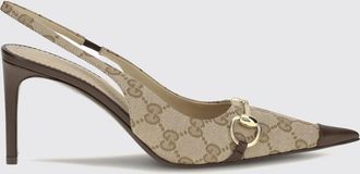 Gucci Slingback-Pumps aus GG-Jacquard mit Horsebit-Detail und Stiletto-Absatz