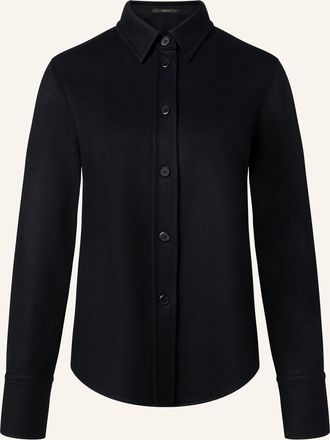 Windsor Windsor. Hemdbluse Aus Jersey schwarz