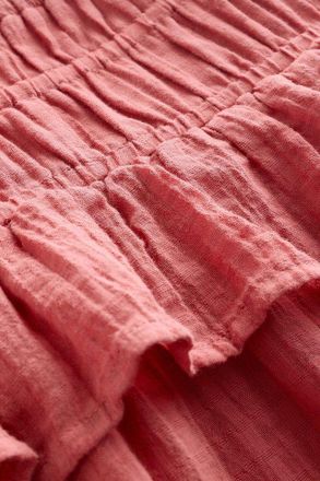 Next Strandkleid Kleid mit eckigem Ausschnitt und Flatter&auml;rmeln (1-tlg)