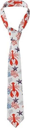 Generic Cravate Pour Hommes Mer Avec Homard Formelle Tie Classique Cravate DAffaires Pour Remise De Dipl&ocirc;me Affaires Mariage