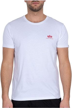 Alpha Industries Backprint T T-Shirt für Herren White/Red