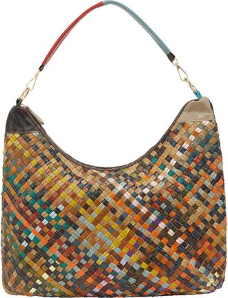 Izia Hobo-Tasche Hobo-Tasche Frauen gr&uuml;n mehrfarbig