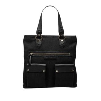 Bulgari Sac cabas vintage en toile Pre-owned - Femme - Pre-owned - Noir - Taille: ONE Size