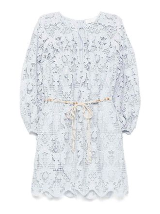Zimmermann Robe Courte - Bleu
