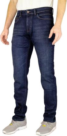 Hattric Herren Hattric Herren Cross Denim Harris Straight Jeans, Blau (Dark Blue 48), 34W / 32L EU
