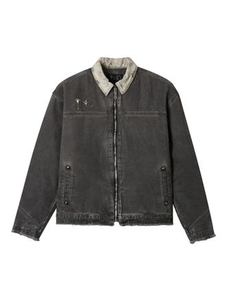 Thug Club veste &agrave; col zipp&eacute; - Gris