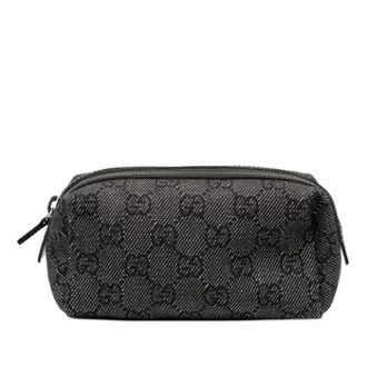 Gucci Pre-owned Denim Clutch - - Pre-owned - Damen - Grau - ONE SIZE